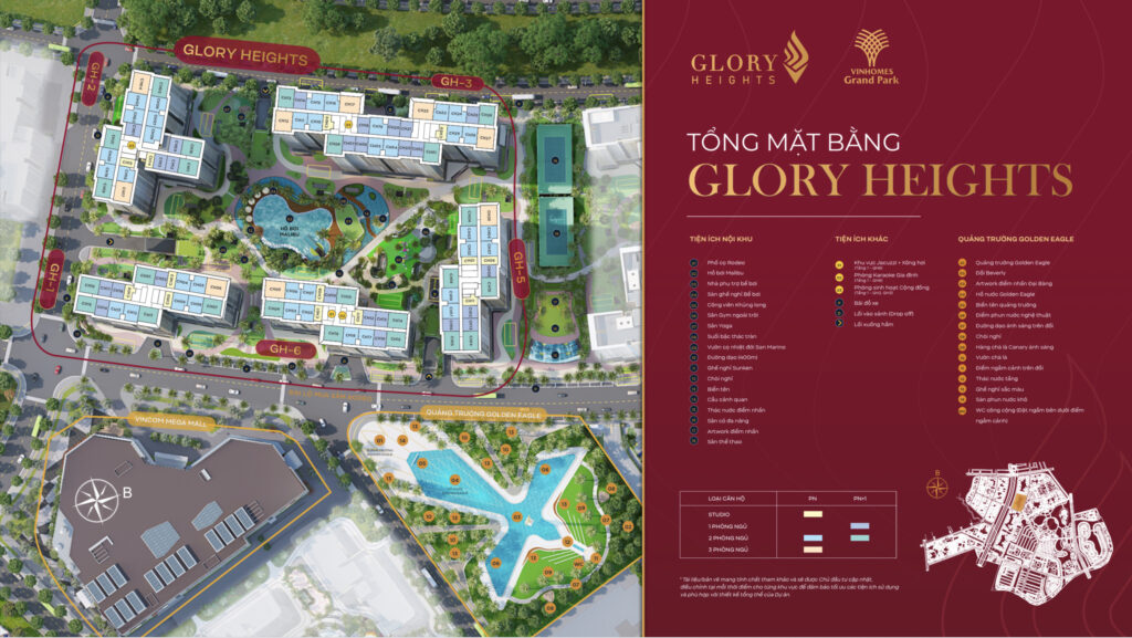 Dự án GLORY HEIGHTS - Ví như Landmark của Vinhome Grand Park